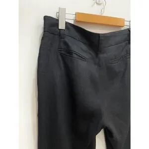 BCBG | Pants & Jumpsuits | Bcbg Black Slimleg Linen Pants | Poshmark